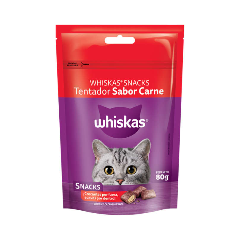 Whiskas Snacks Tentador Sabor Carne - WHISKAS® Chile